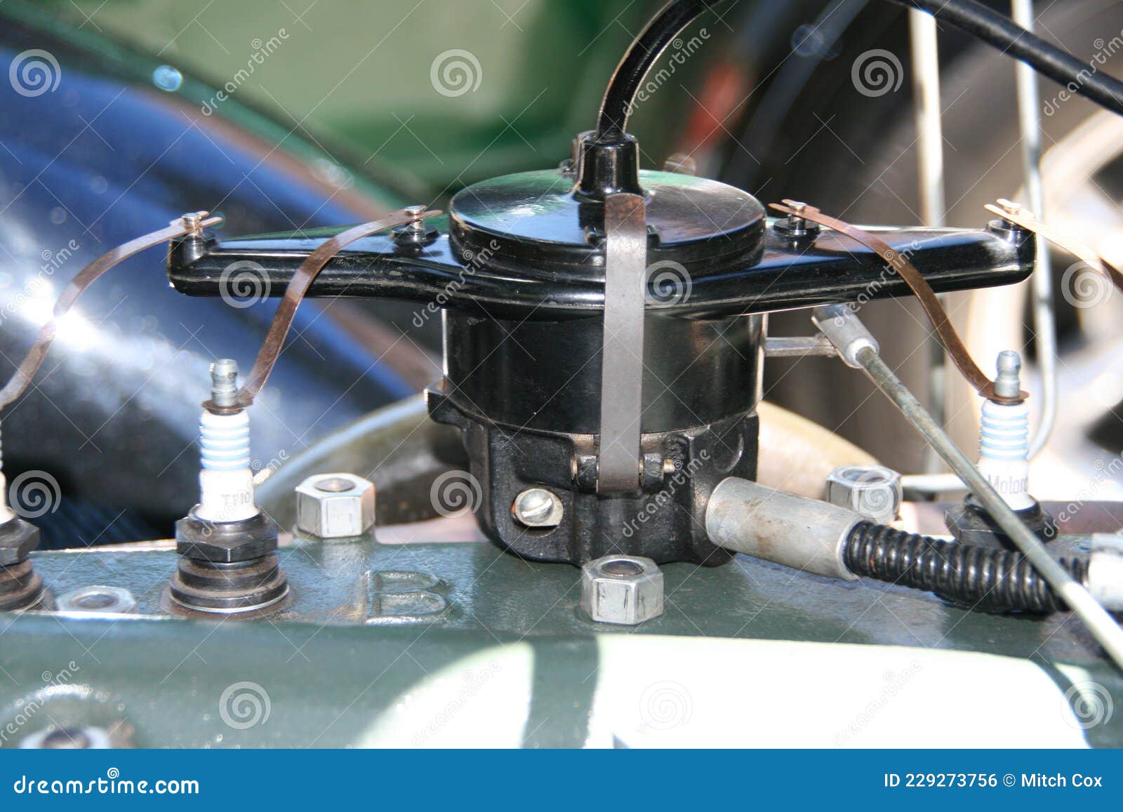 Old Distributor stock photo. Image of plugs, vehicle - 229273756