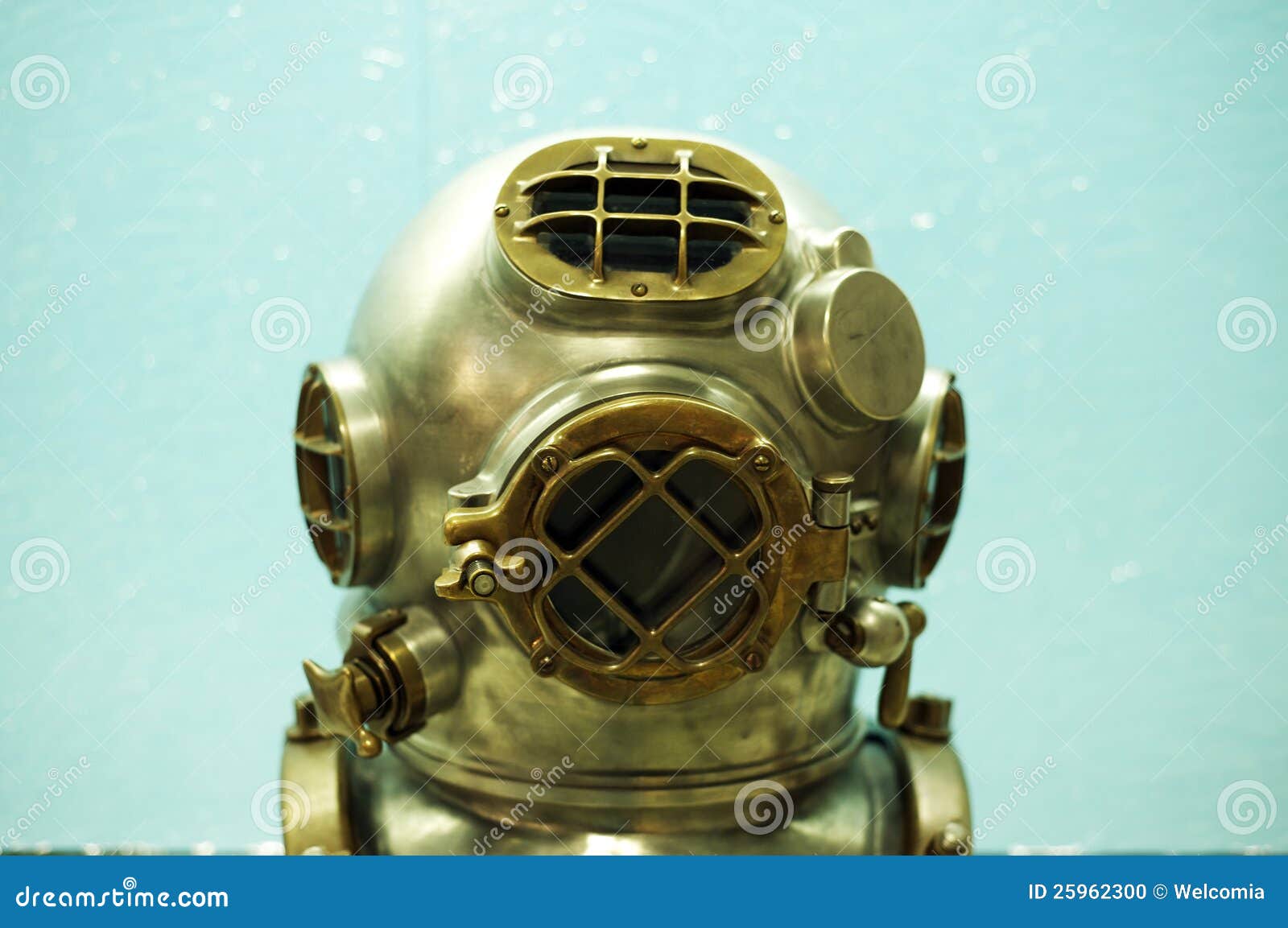 Vintage Diver Helmet stock photo. Image of vintage, water - 25962300
