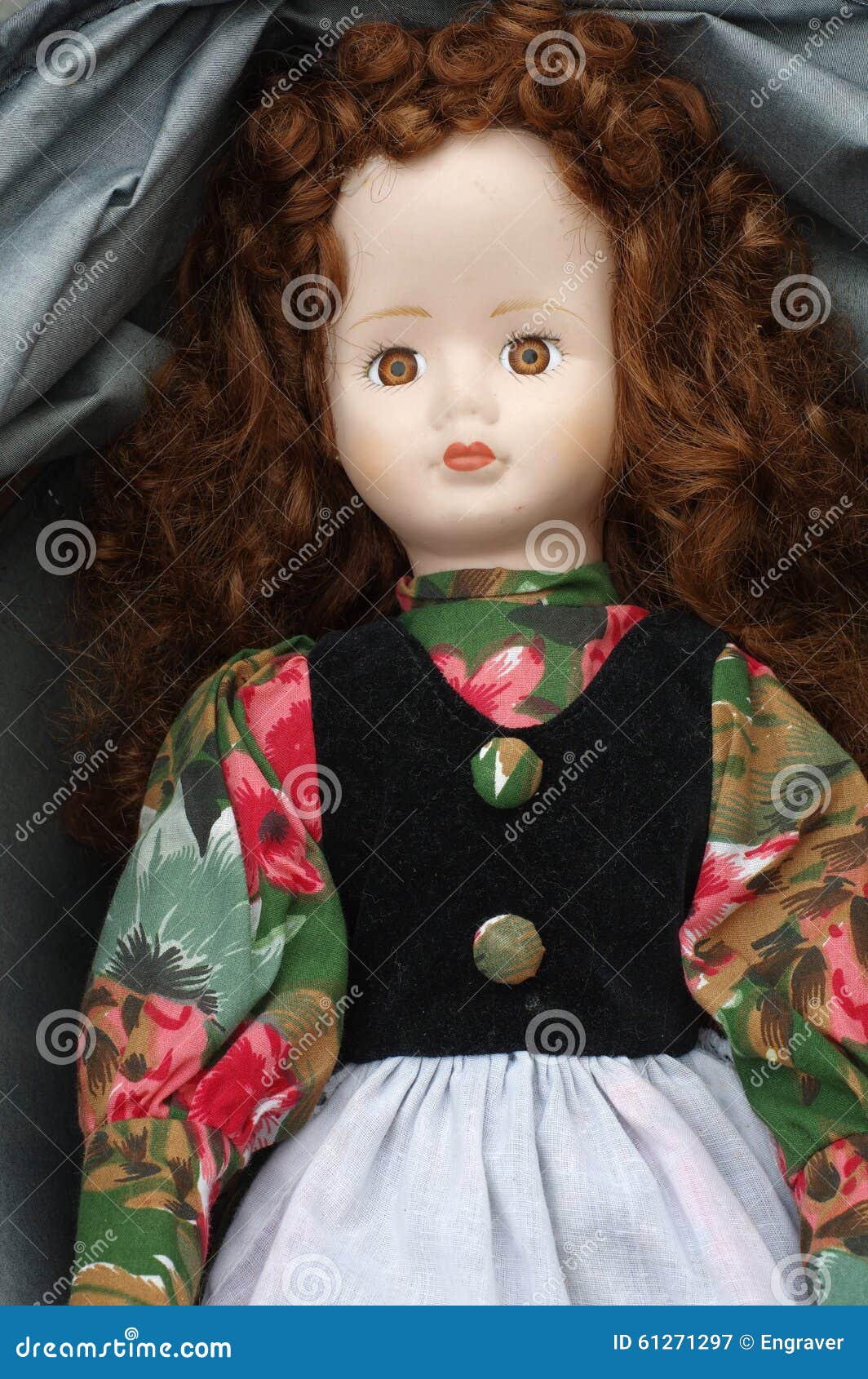 Vintage doll stock image. Image of antique, porcelain - 61271297