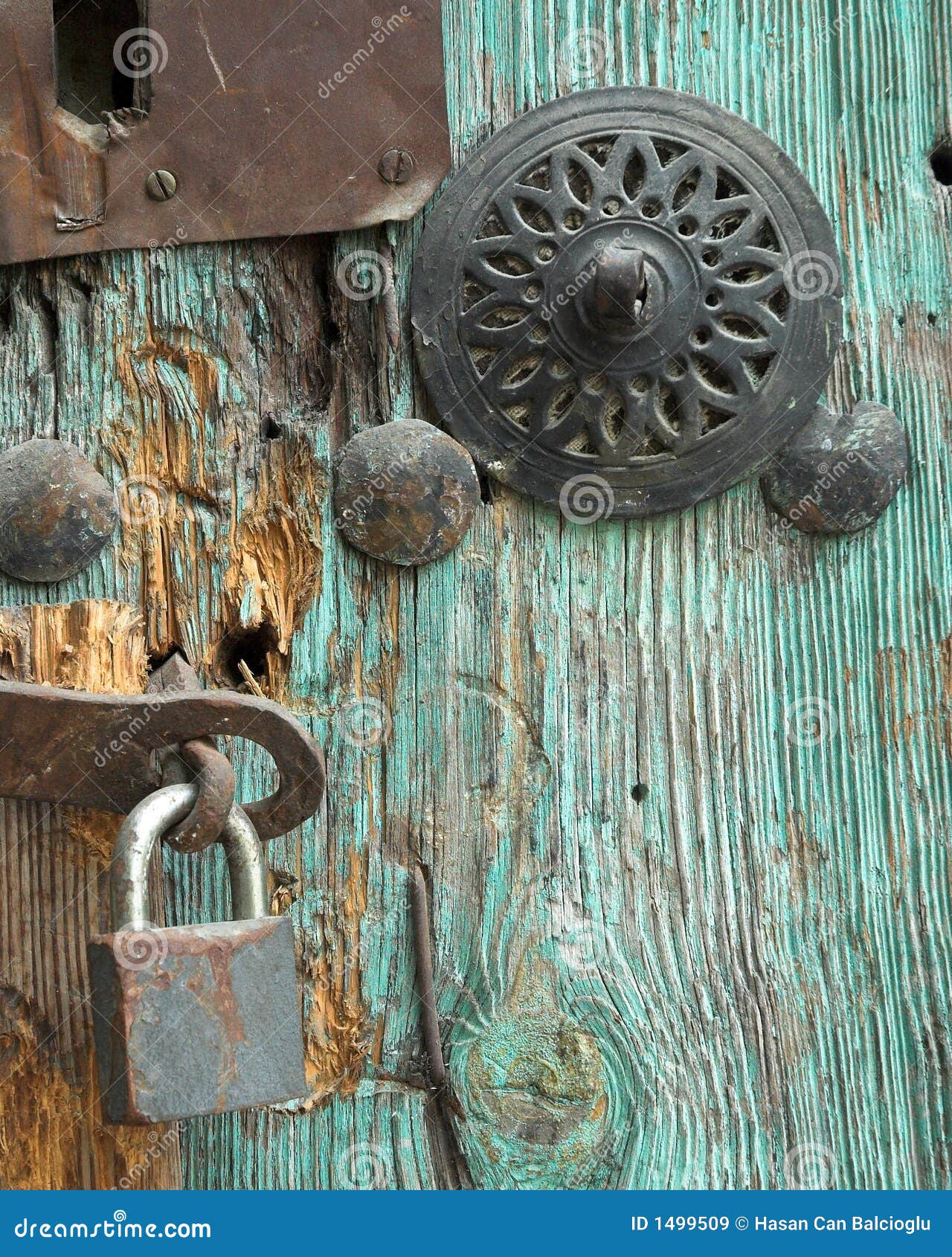 Vintage door lock stock image. Image of cracked, abandoned - 1499509