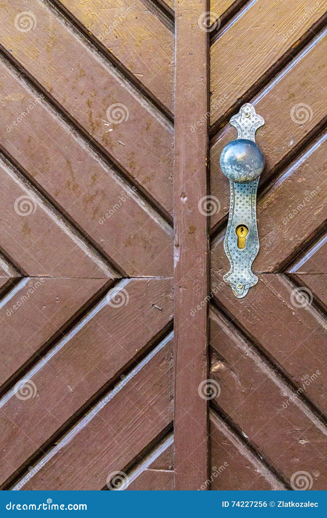 Vintage Door Texture,knob and Handle Stock Photo - Image of lock ...
