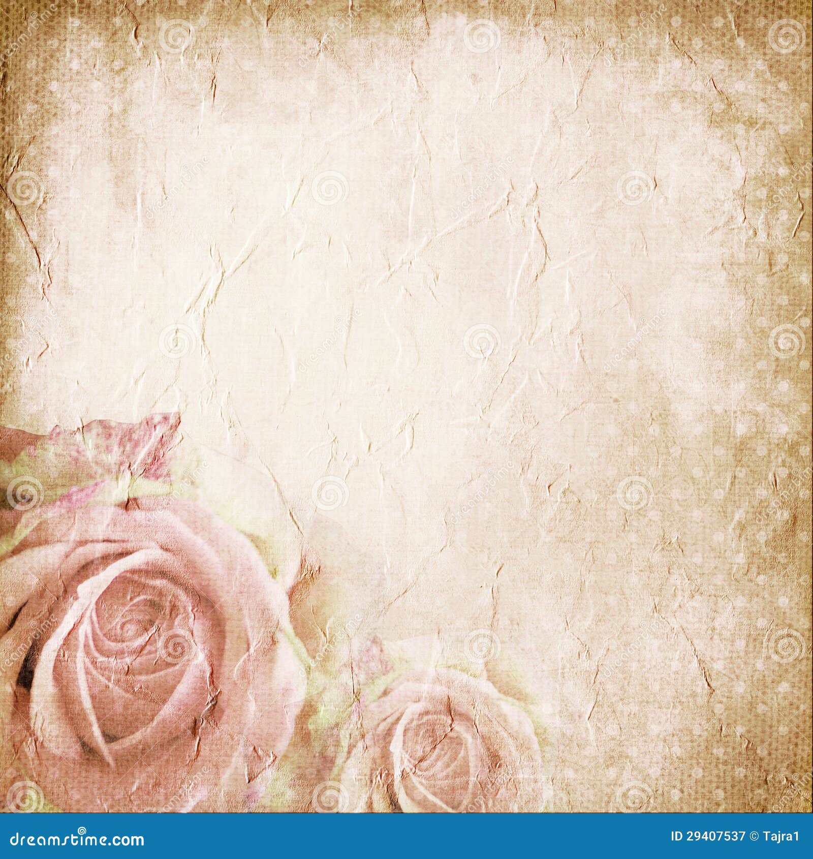 Vintage Dots Paper Background Roses Stock Illustrations – 229 Vintage ...