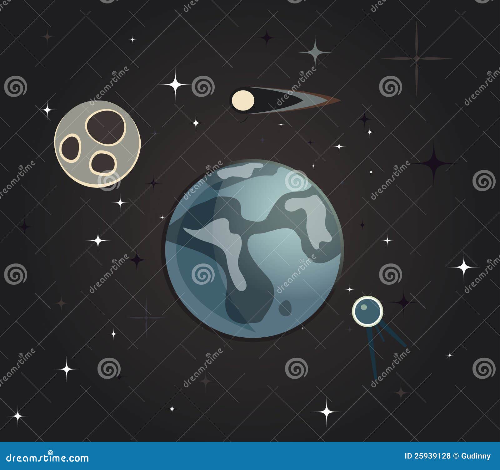 Vintage Earth stock vector. Illustration of physical - 25939128