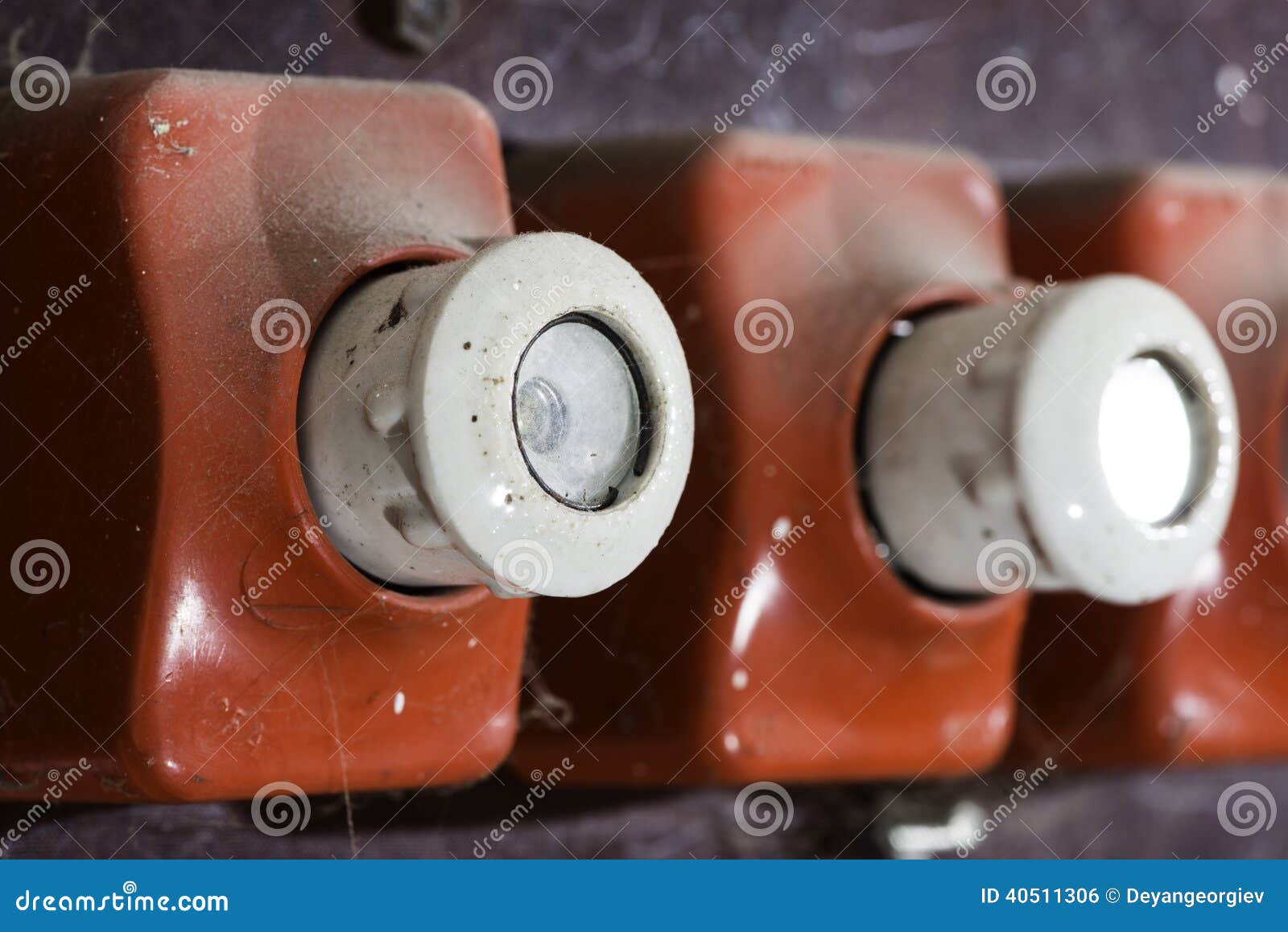 Vintage electrical fuse stock photo. Image of closeup - 40511306