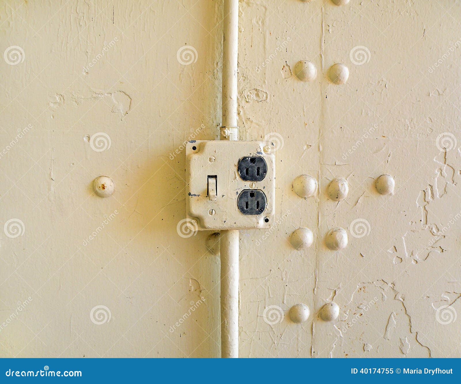 Vintage electrical socket stock image. Image of electrical - 40174755