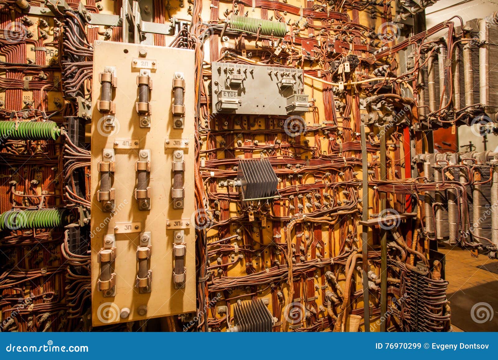 Vintage electronic device stock image. Image of capacitor - 76970299