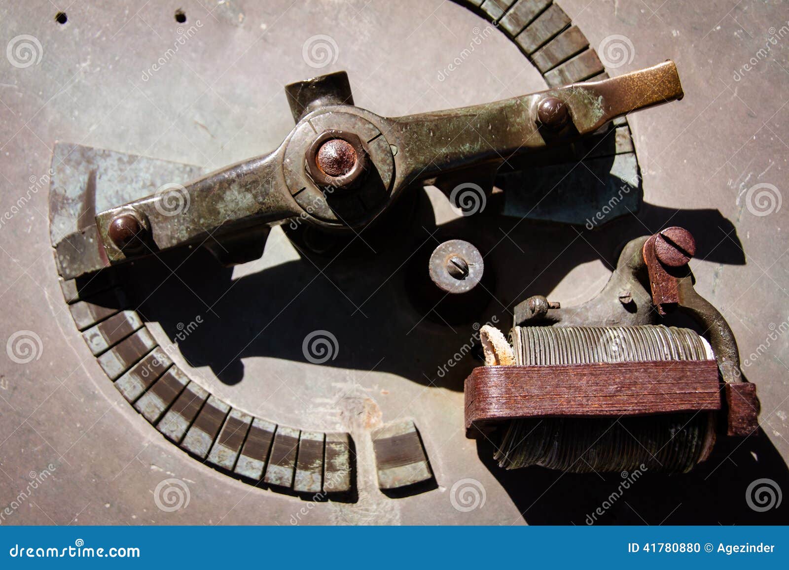 Vintage electronic switch stock photo. Image of generate - 41780880