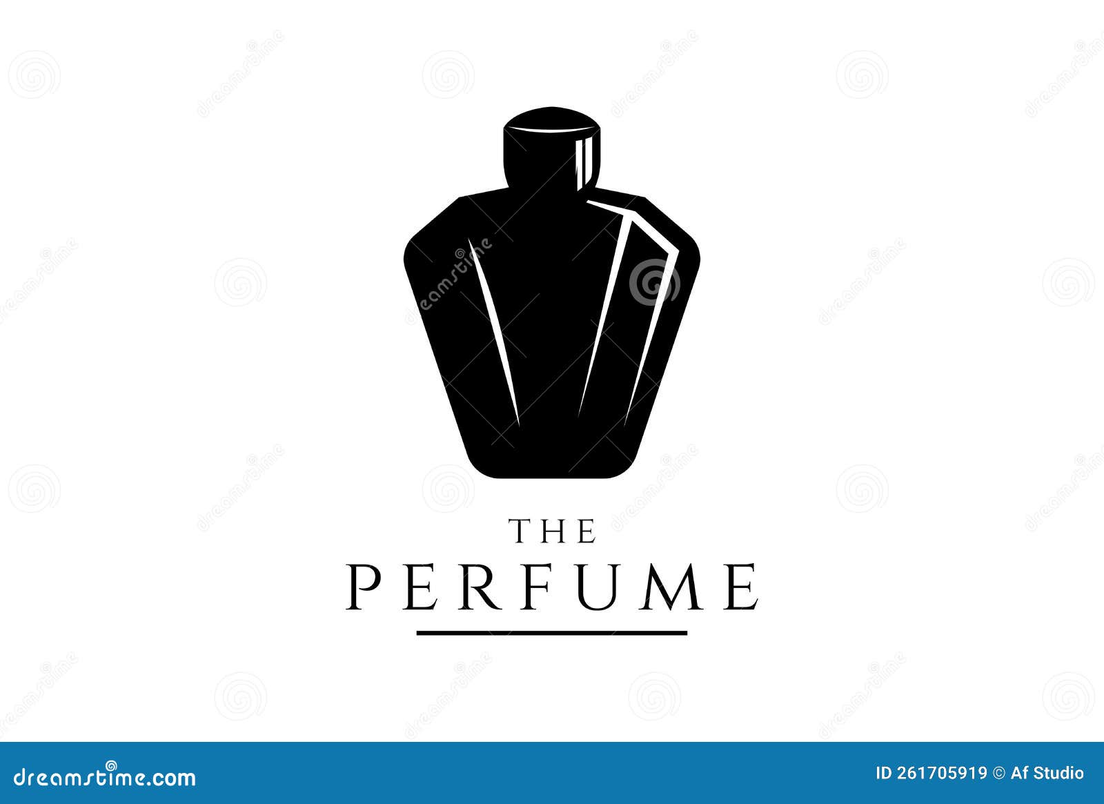 Vintage Elegant Luxury Perfume Bottle Logo Design Vector Stock ...