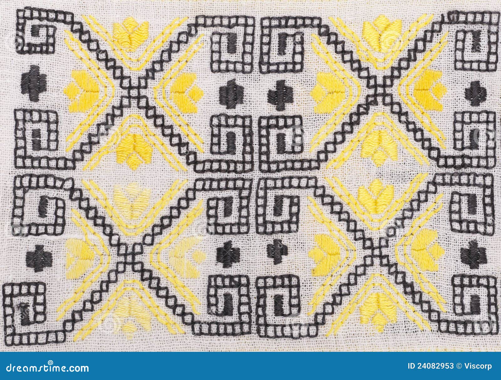 Vintage Embroidery Textile Design Stock Image - Image of green ...