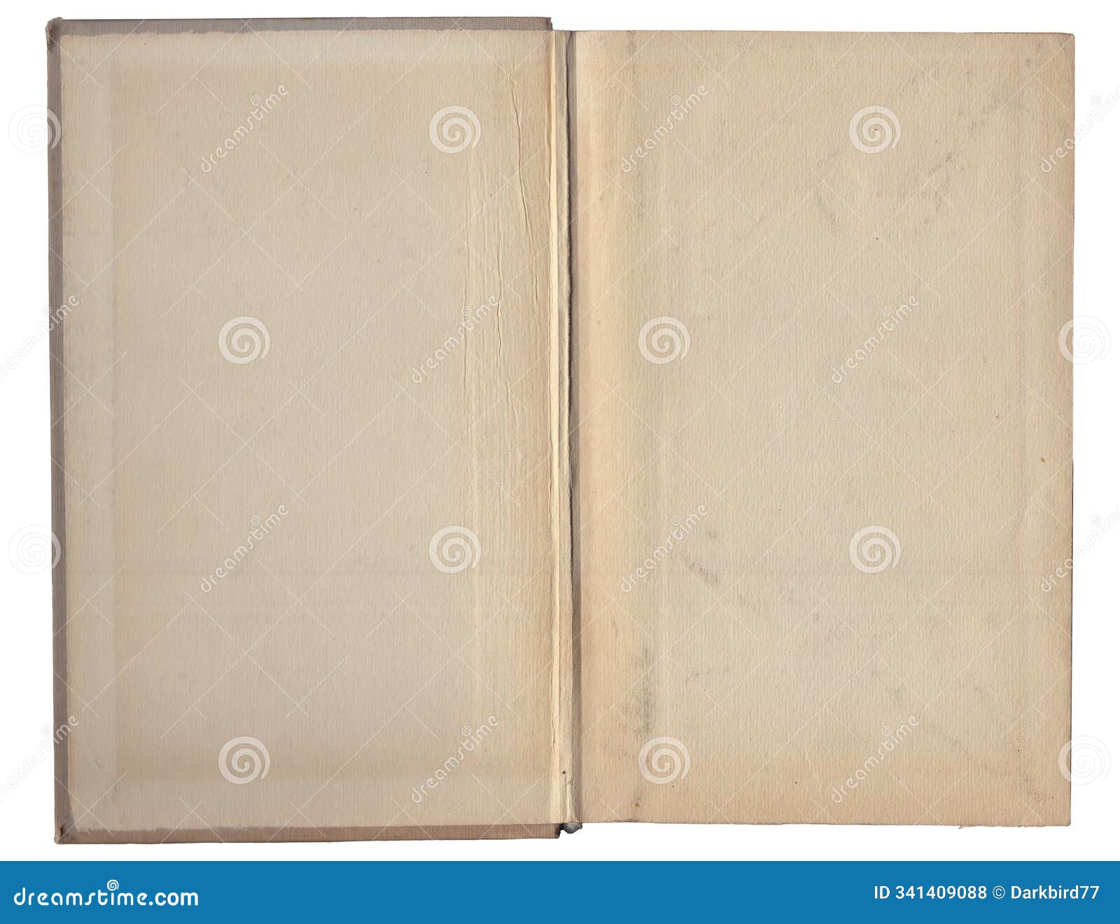 Vintage Empty Background of Old Book Paper Texture Isolated Stock Photo ...