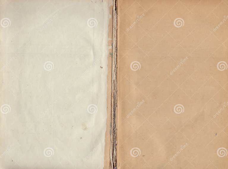 Vintage Empty Background of Old Book Paper Texture Stock Photo - Image ...