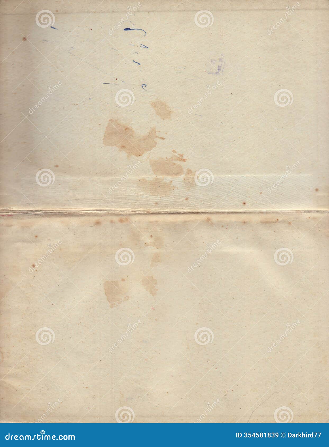 Vintage Empty Background of Old Book Spread Paper Stock Image - Image ...