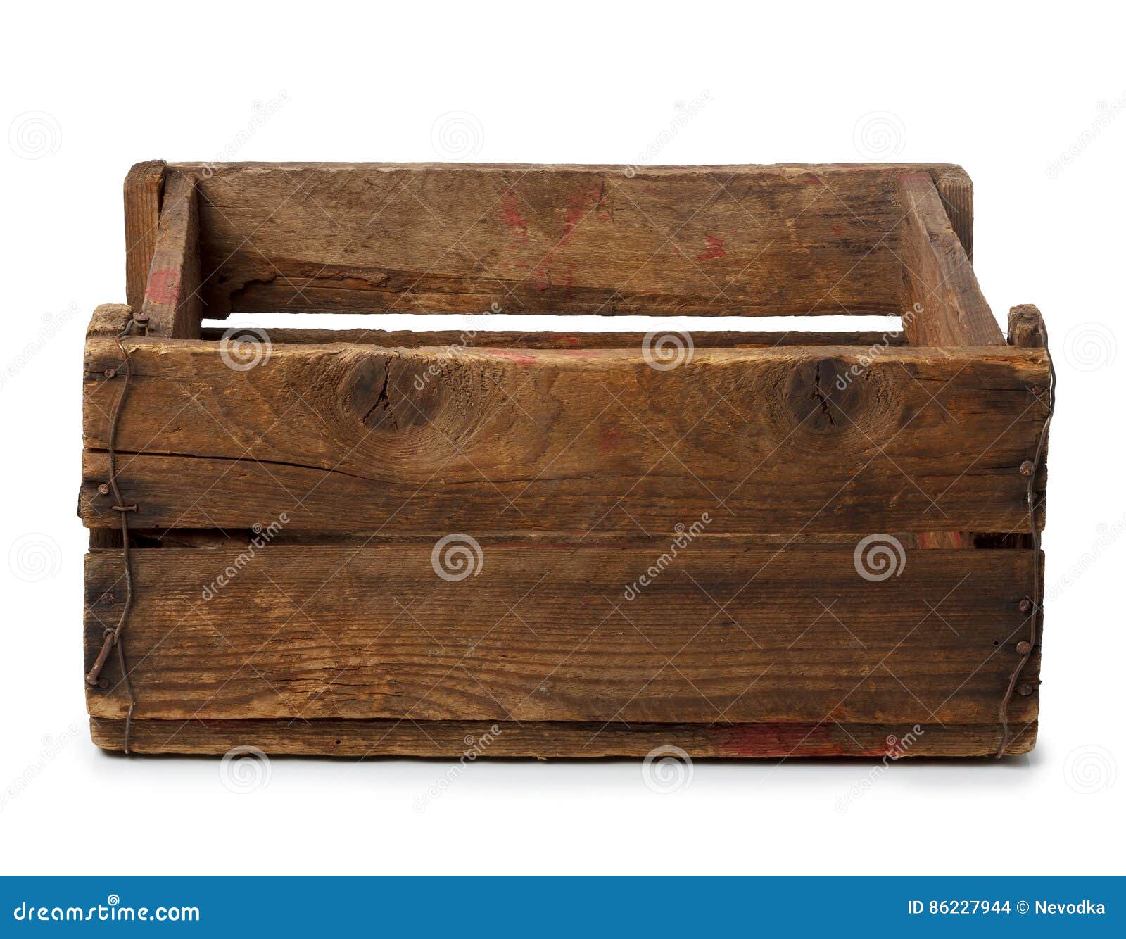 Vintage empty wooden crate stock photo. Image of vintage - 86227944
