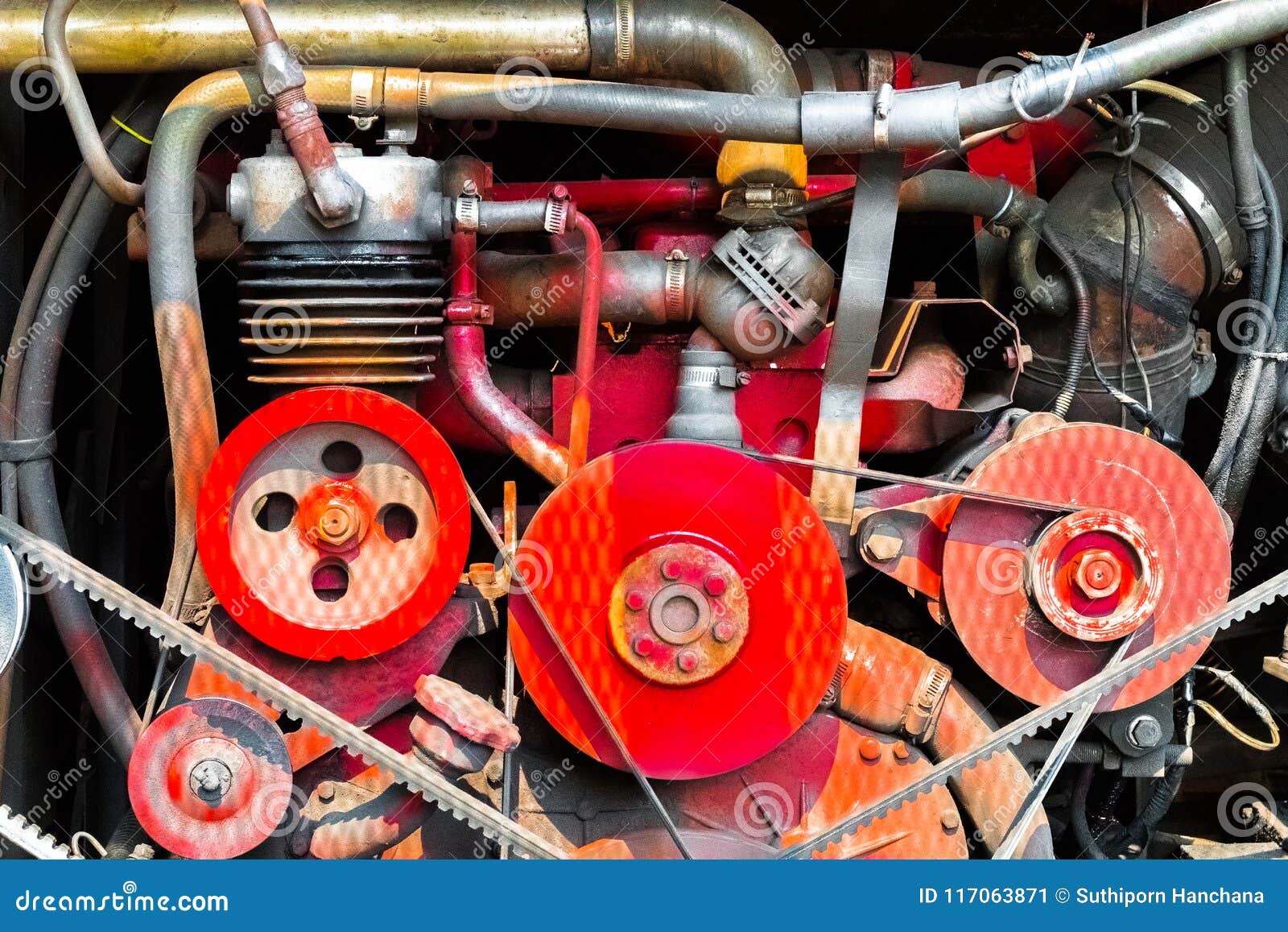 Vintage Engine Car To Creative for Design and Decoration Isolate Stock ...