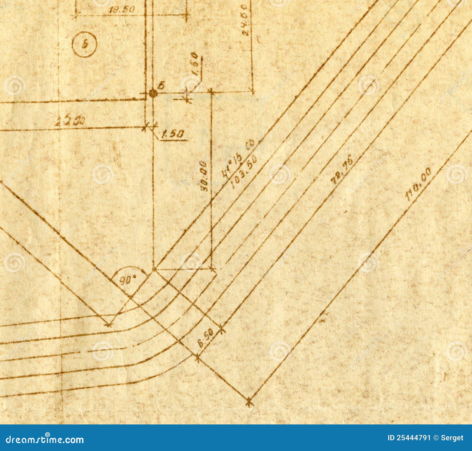 Vintage engineering chart stock image. Image of early - 25444791