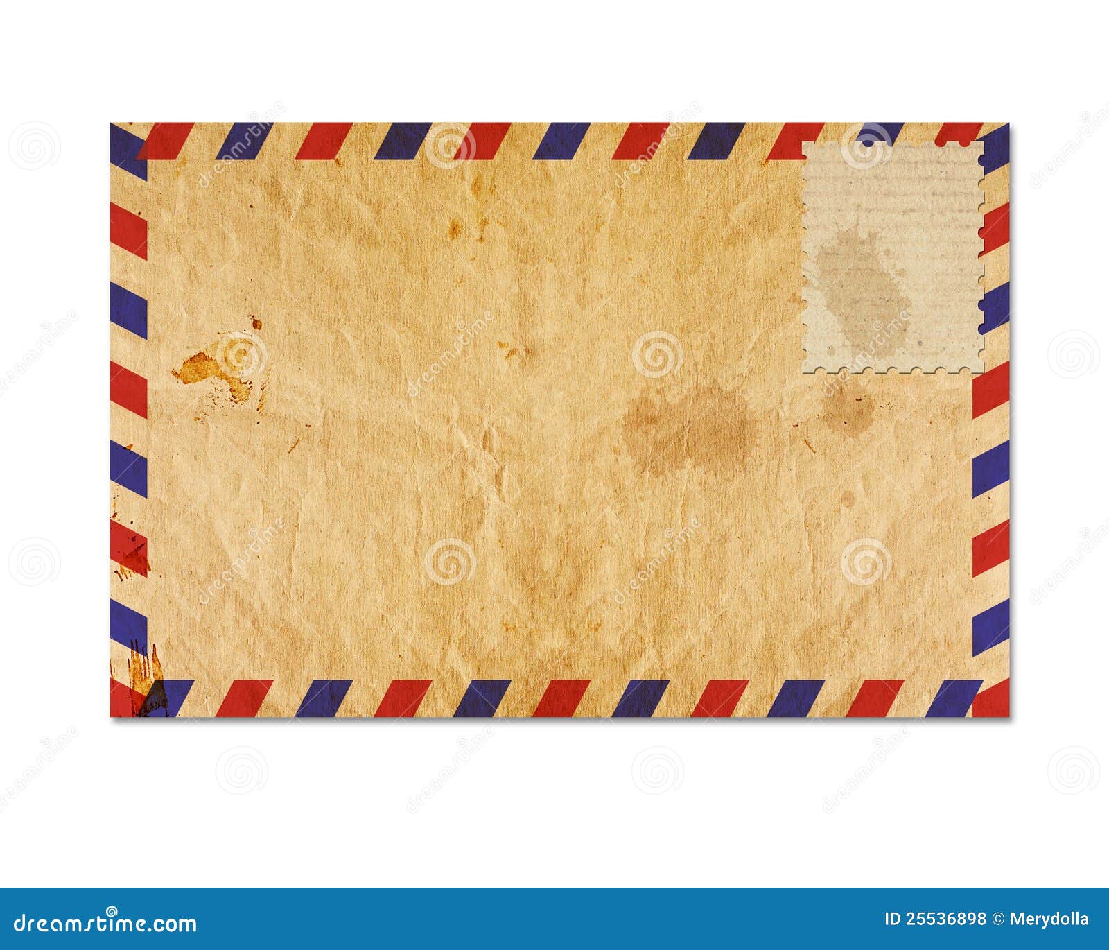 Vintage envelop stock illustration. Illustration of grained - 25536898