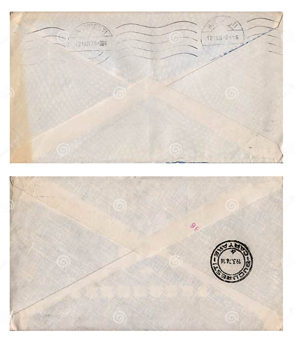 Vintage envelopes stock photo. Image of dirty, stamp - 26834044