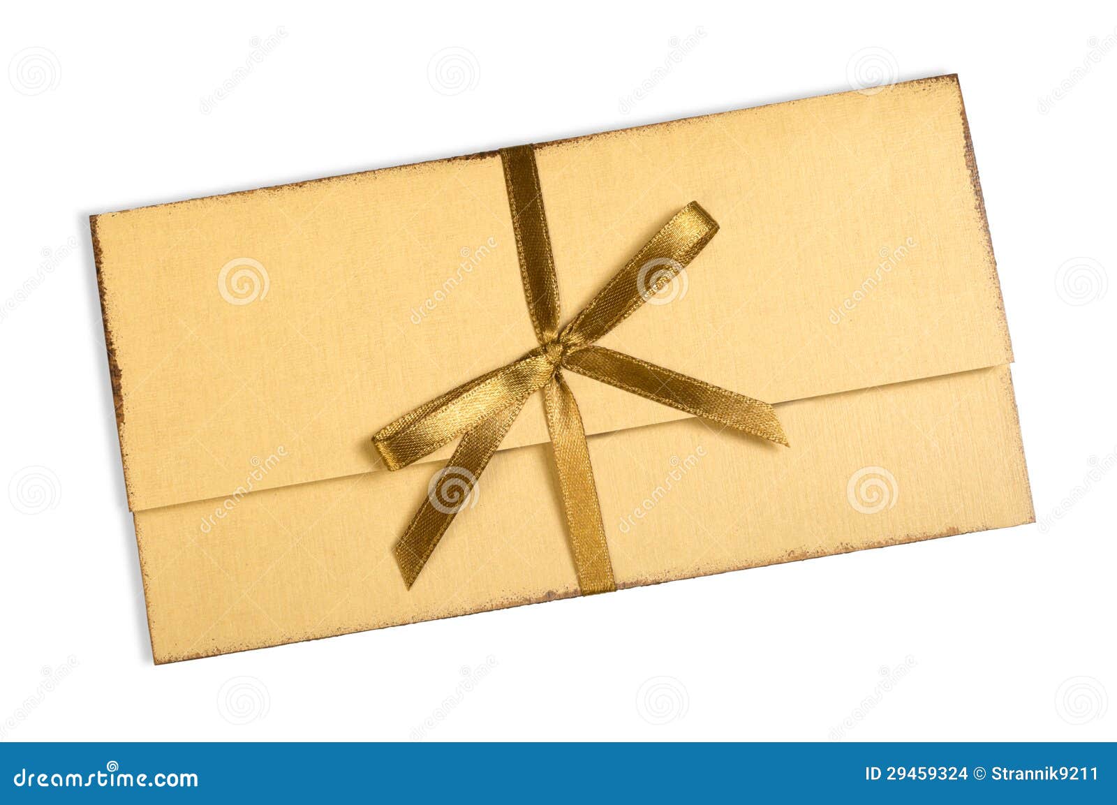 Vintage Envelopes with a Bow. Stock Photo - Image of clipping, romantic ...