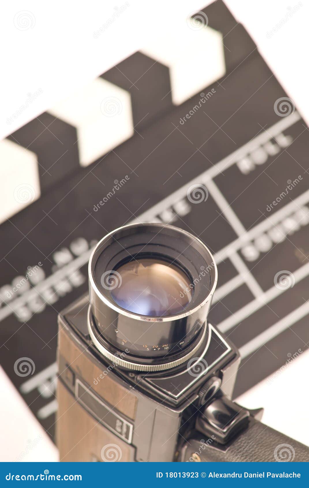 Vintage Equipment for Video Recording. Stock Image - Image of object ...