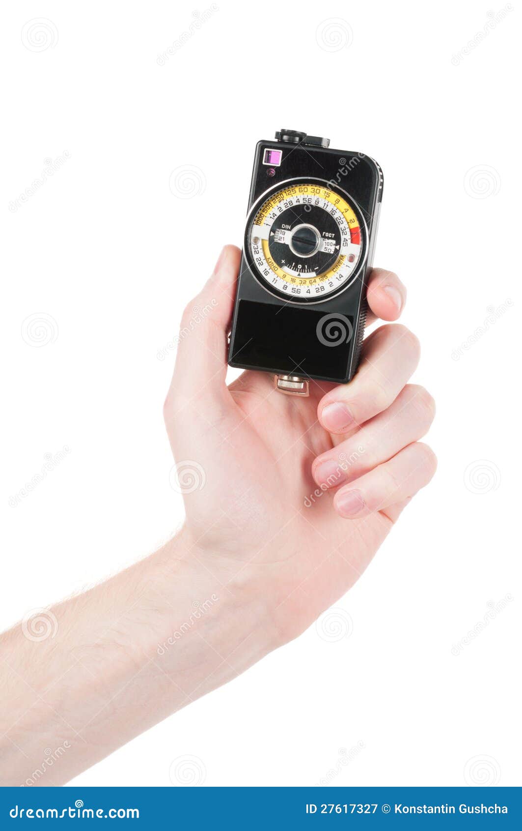 Vintage Exposure Meter Royalty-Free Stock Photography | CartoonDealer ...