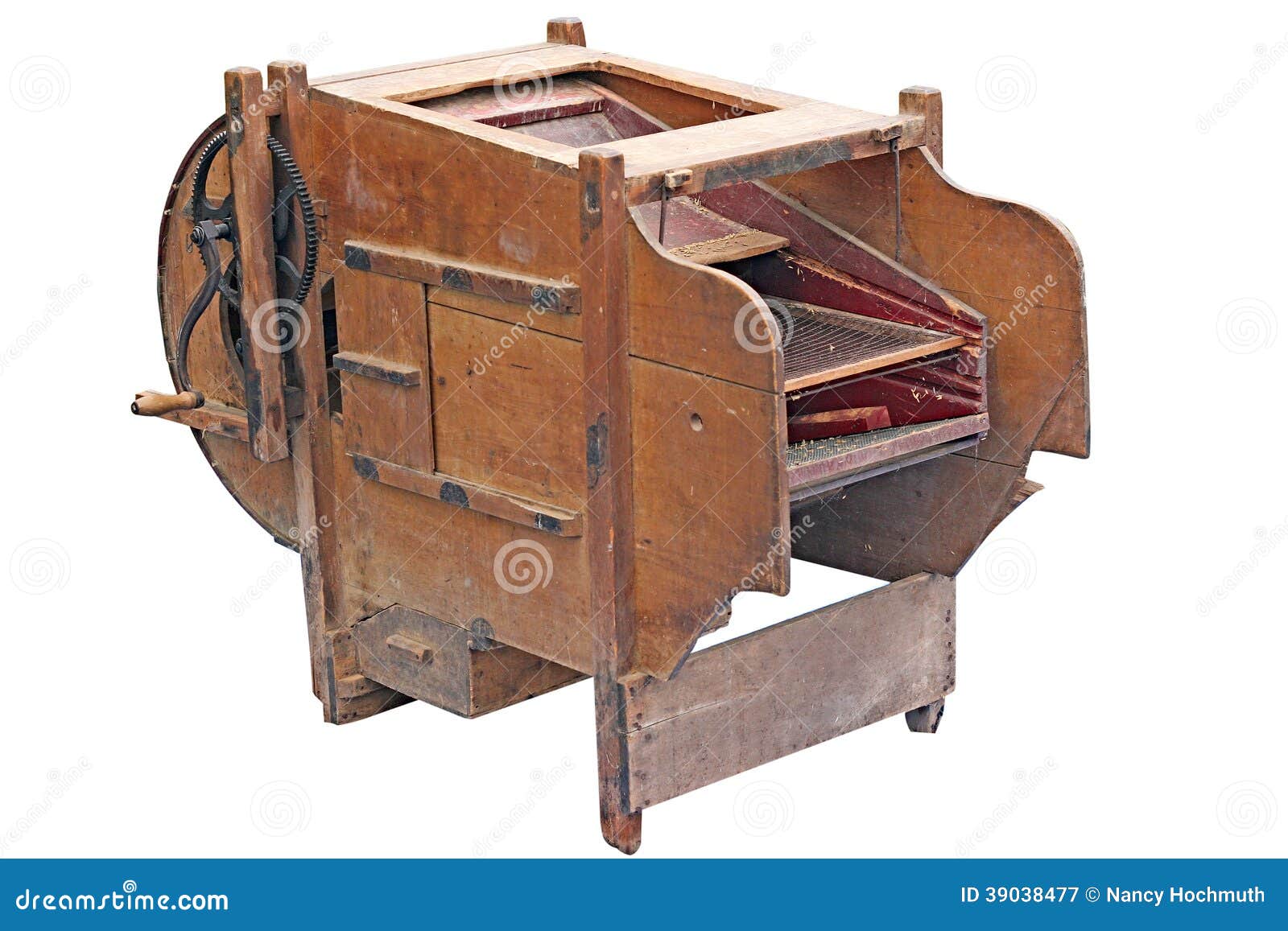Vintage Fanning Machine To Clean Grain Stock Image - Image of nature ...