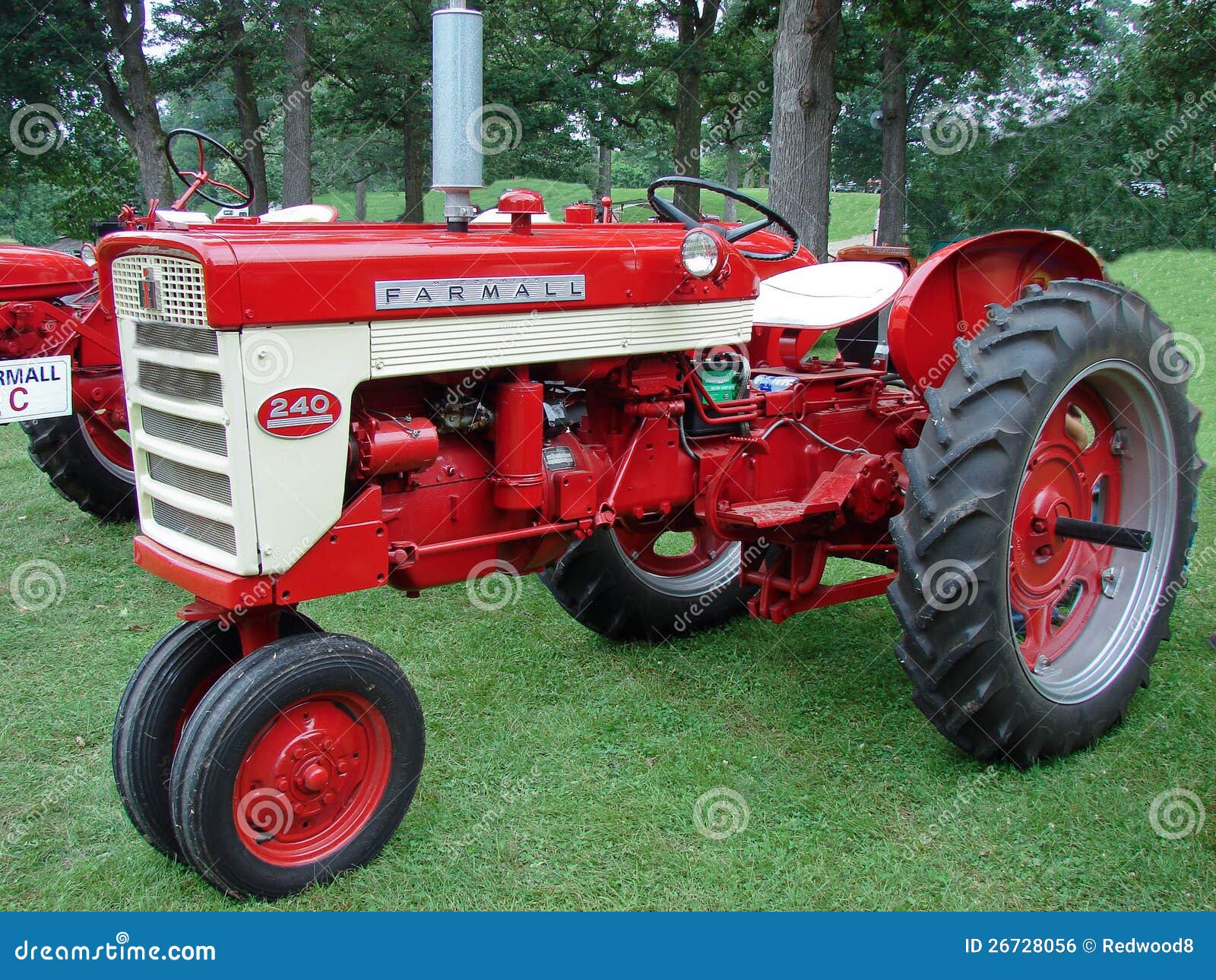 Vintage Farmall Model 240 Farm Tractor Editorial Photo - Image of ...