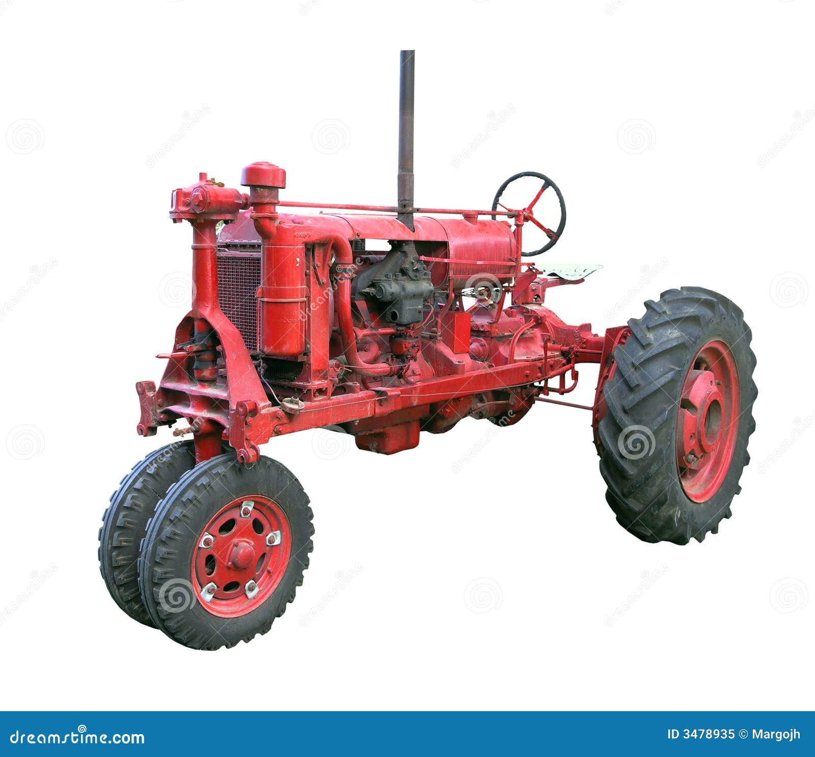 Vintage Farmall Tractor stock image. Image of agricultural - 3478935