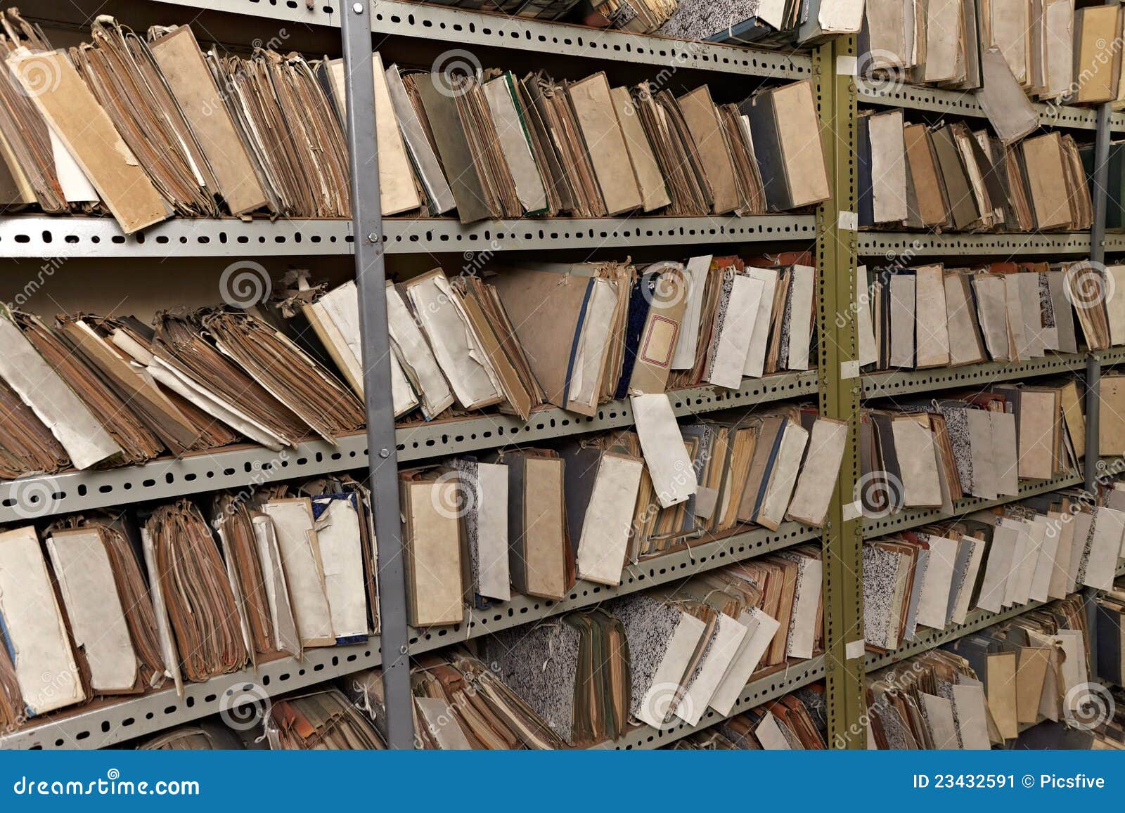 Vintage file documents stock image. Image of administrative - 23432591