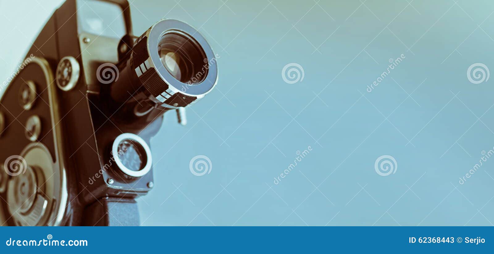 Vintage Film Camera stock image. Image of cinema, antique - 62368443