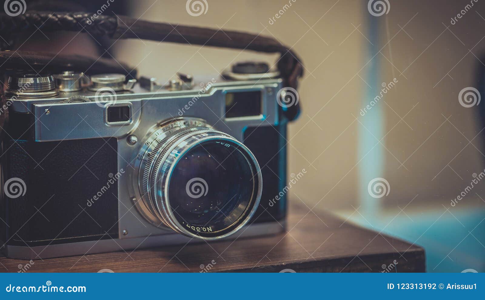 Vintage Film Camera Manual Technology Stock Photo - Image of hobby ...