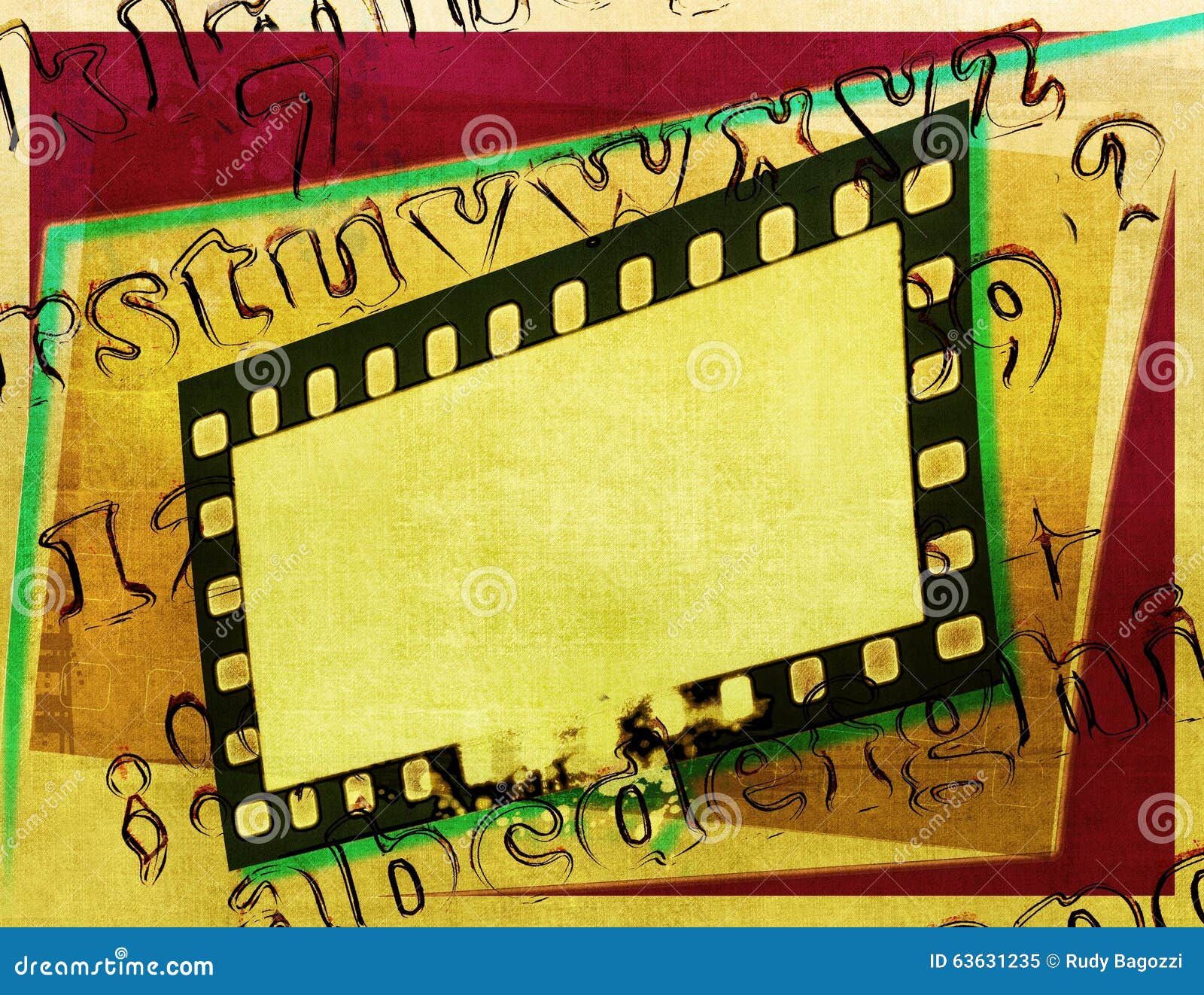 Film Letters With Analog Vintage Mini DV Cassette Tapes Used For ...