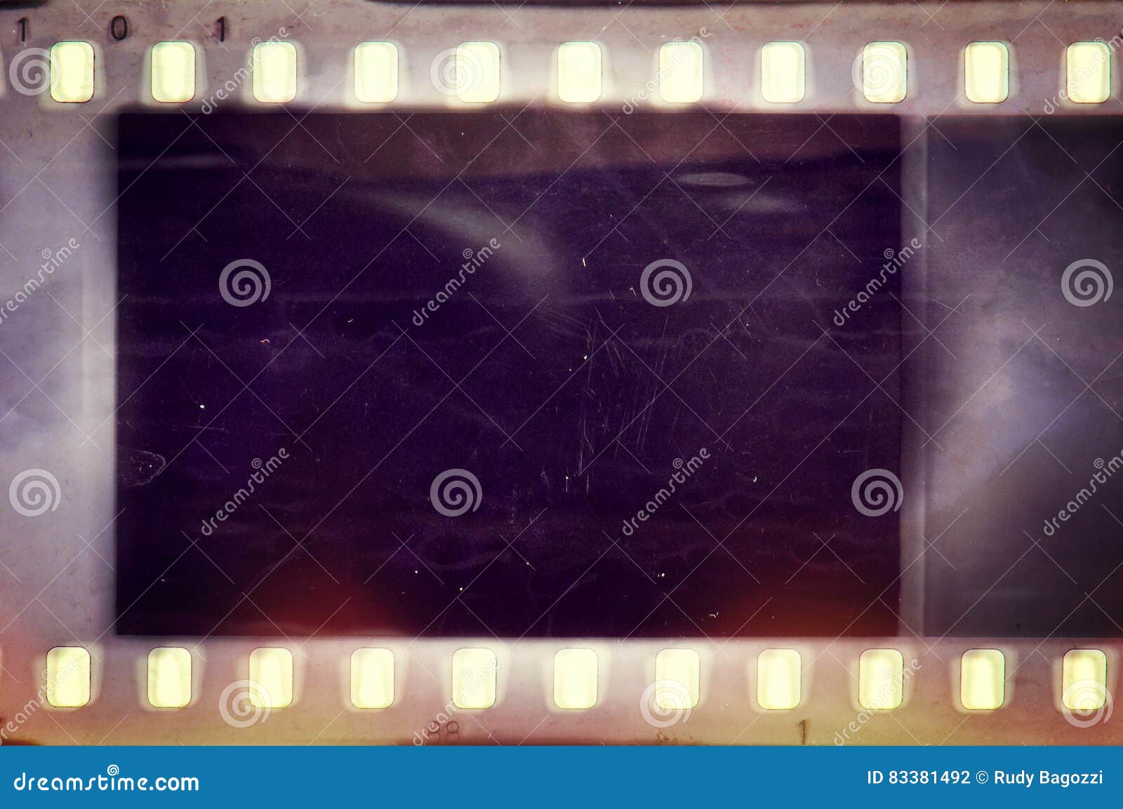 Vintage Film Strip Frame. Design Element. Stock Illustration ...