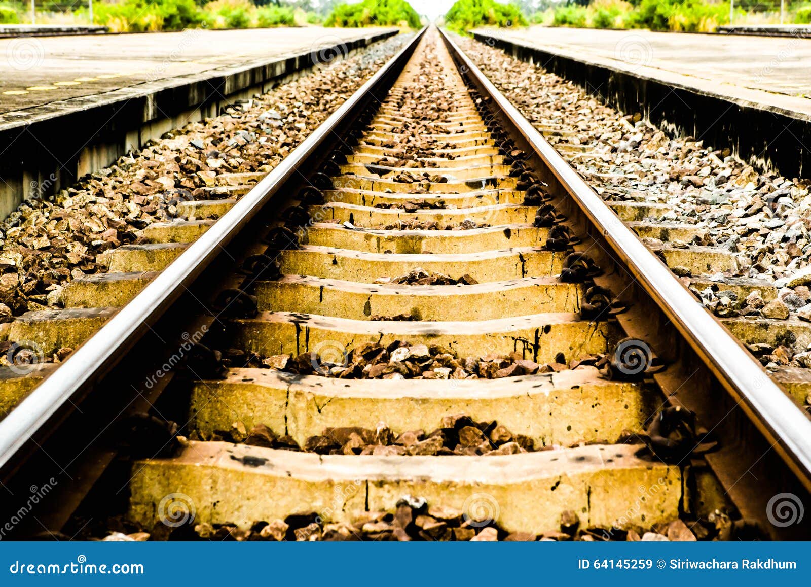 Vintage Filter : Long Destination on Railway Stock Image - Image of ...