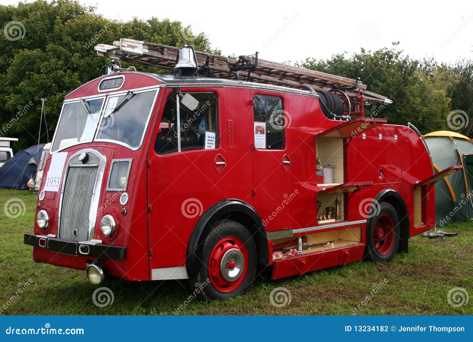 Vintage Fire Engine Stock Photography - Image: 13234182