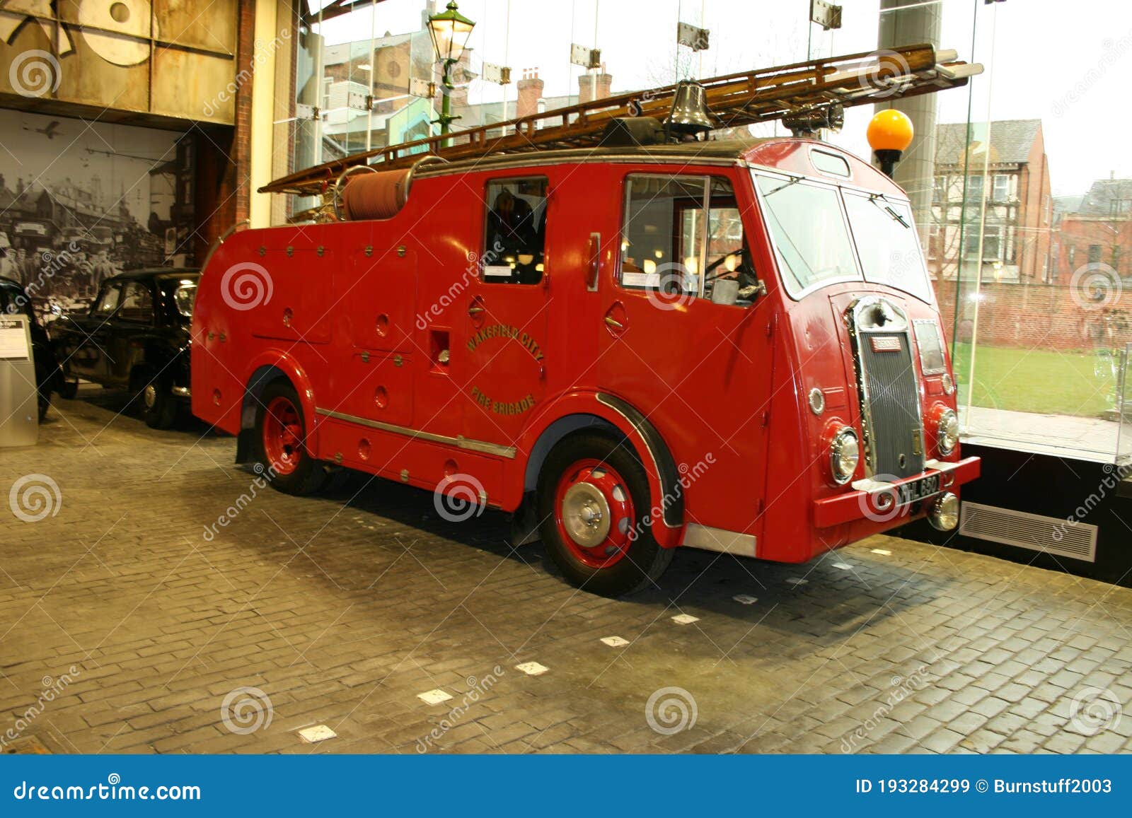 Vintage Fire Engine, Fire Appliance Editorial Stock Image - Image of ...