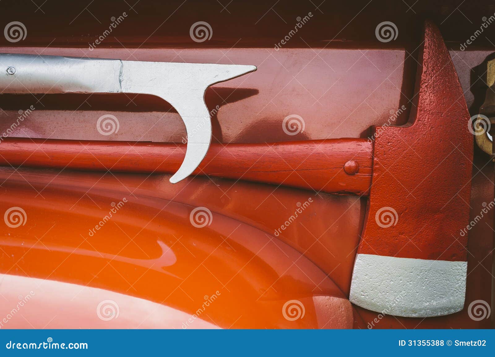 Vintage Fire Fighting Tool stock photo. Image of truck - 31355388