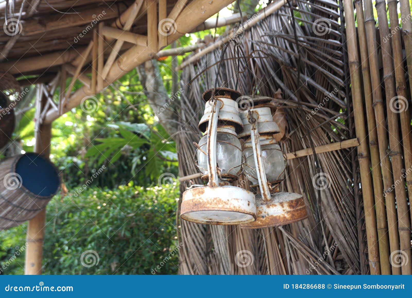 The Lit Fire In Oil Lamp In Temple. Royalty-Free Stock Photography ...