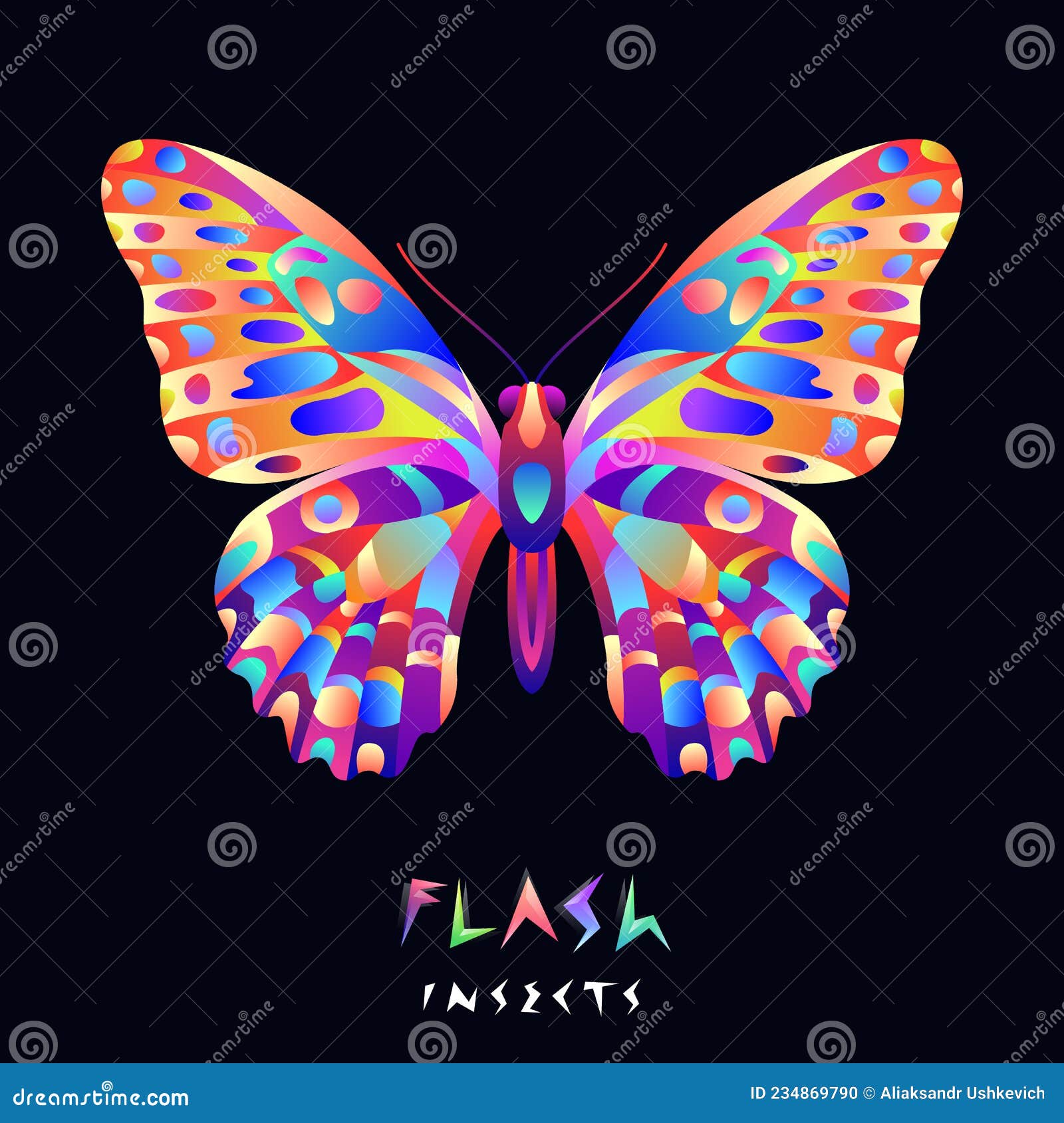 Modern Insects Infographic Design Template. Bugs And Beetles ...