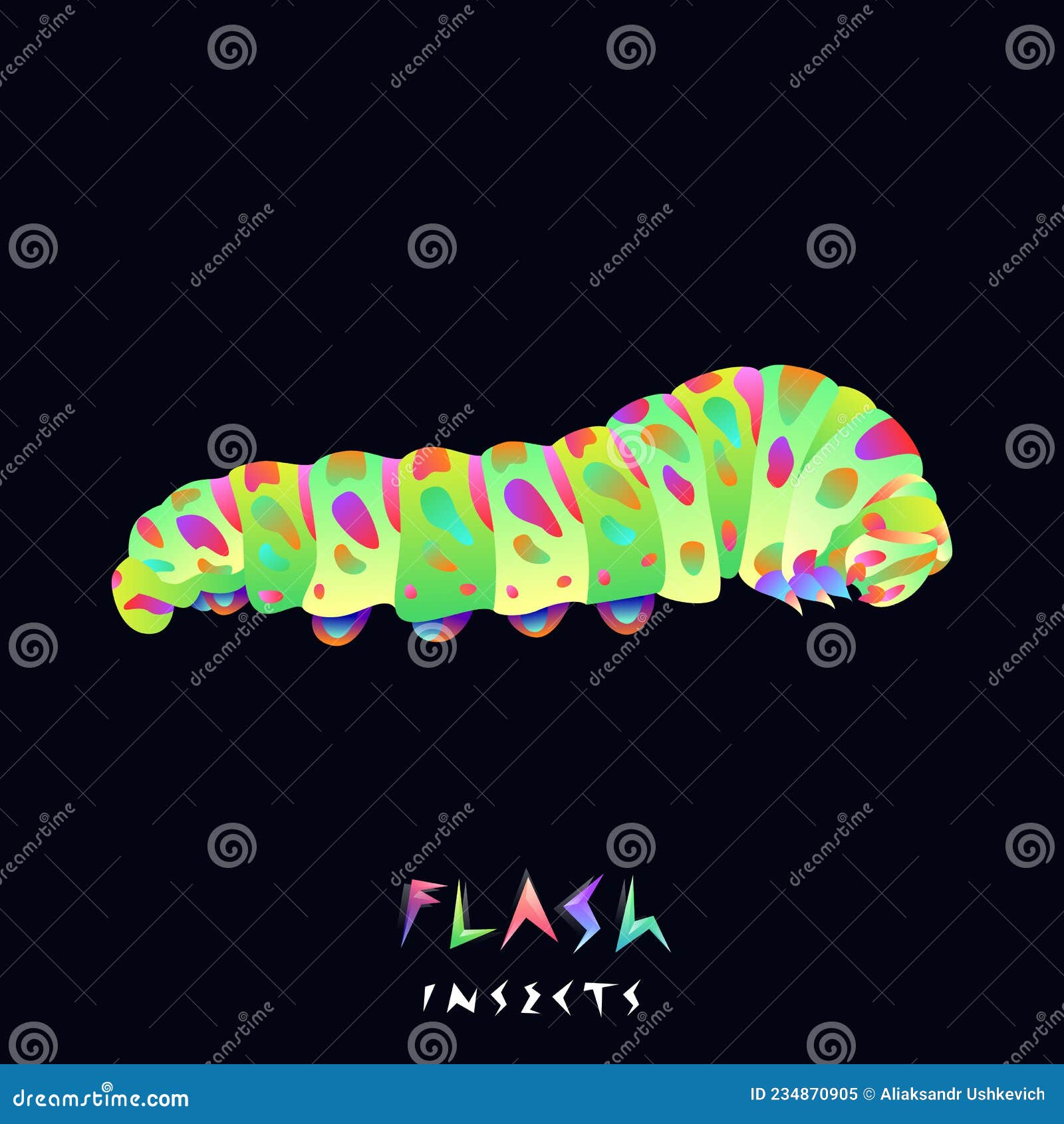 Modern Insects Infographic Design Template. Bugs And Beetles ...