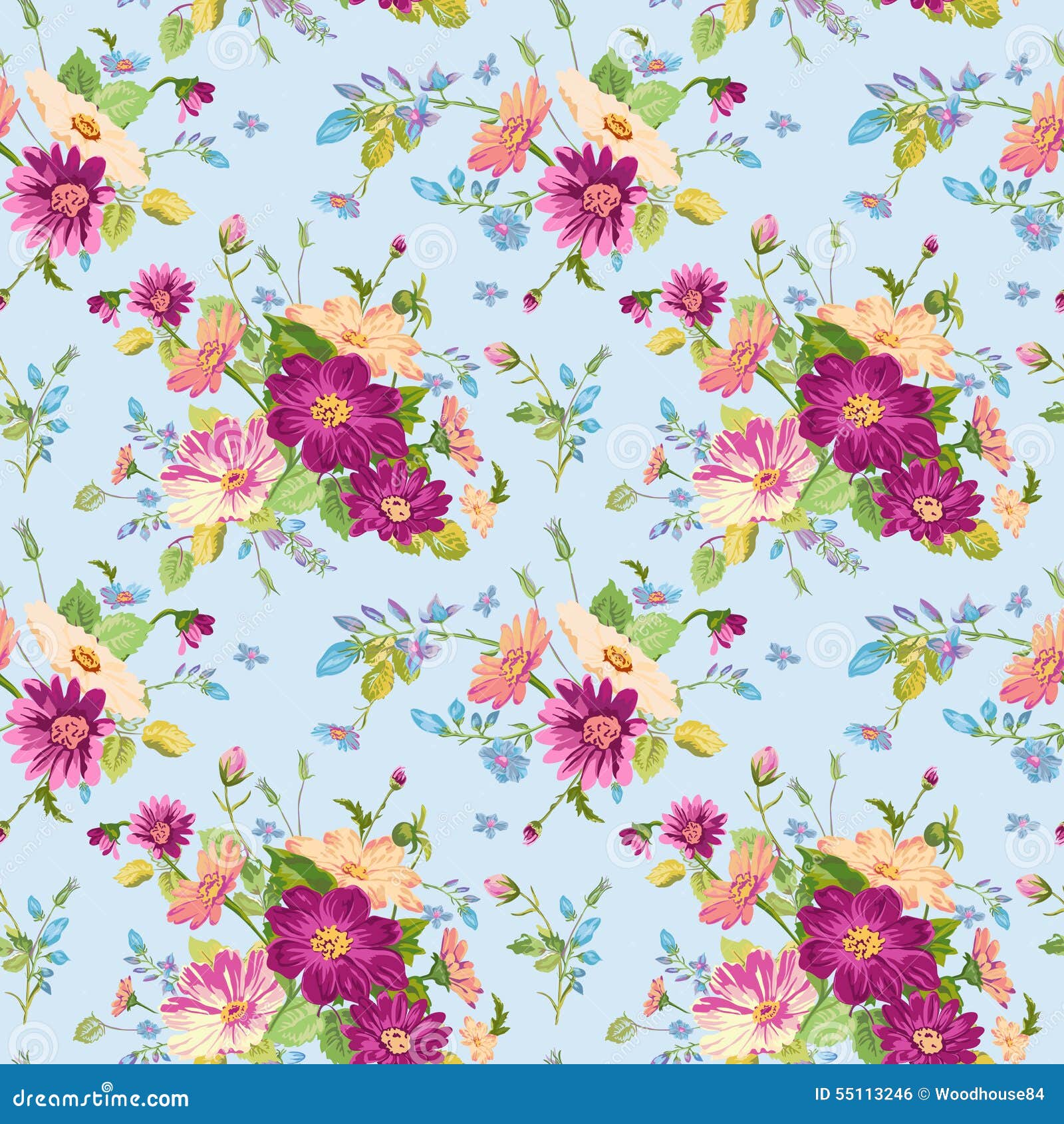 Vintage Floral Background stock vector. Illustration of decoration ...