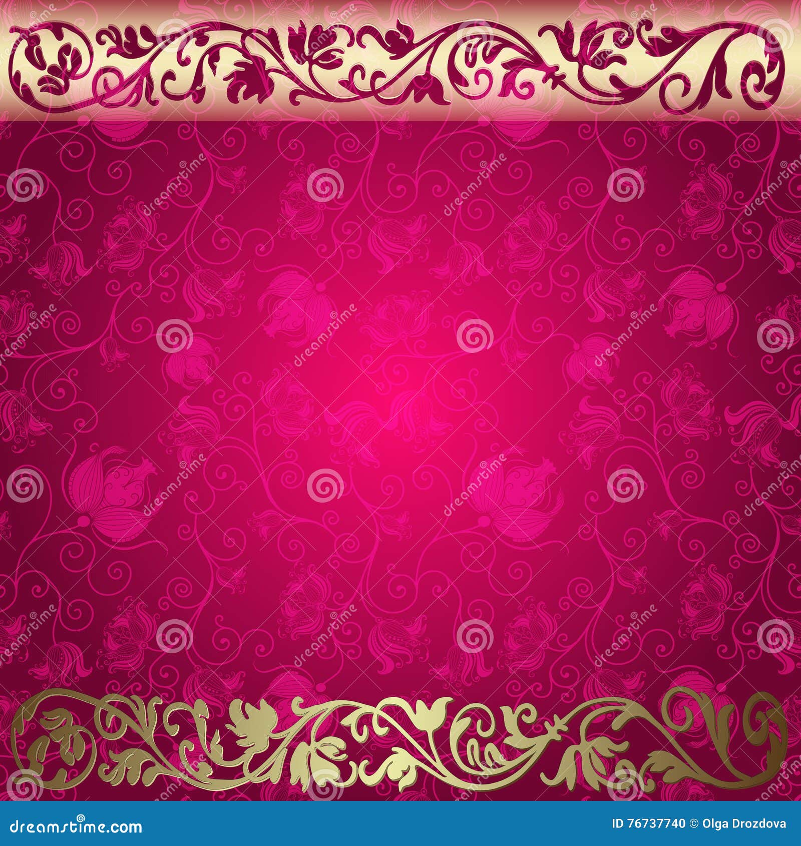 Floral Purple Islamic Arabic Background Vector Design Royalty-Free ...