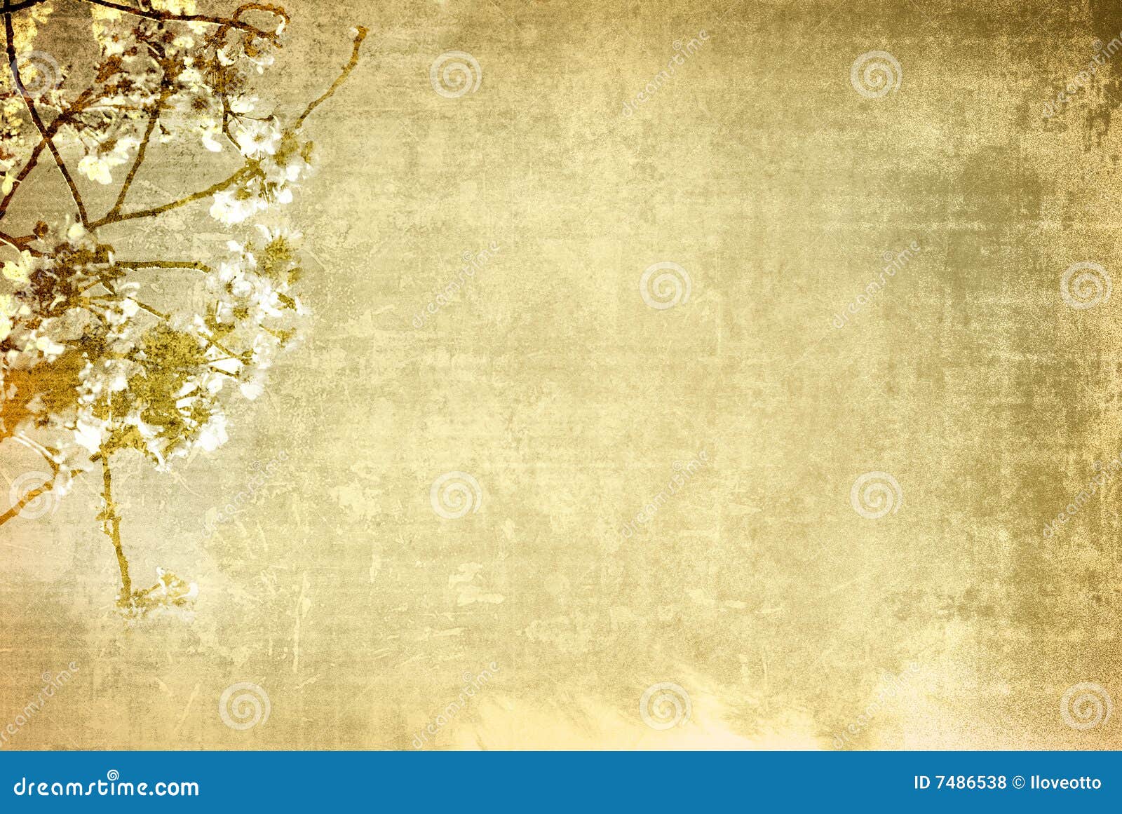 Vintage Flower Paper Background Stock Photo - Image of fiber ...