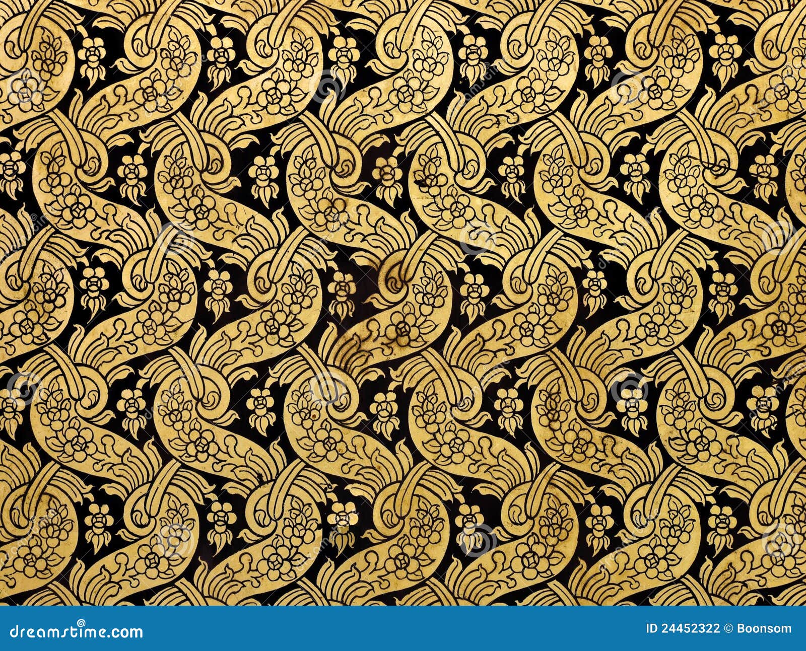 Vintage flower pattern art stock photo. Image of temple - 24452322