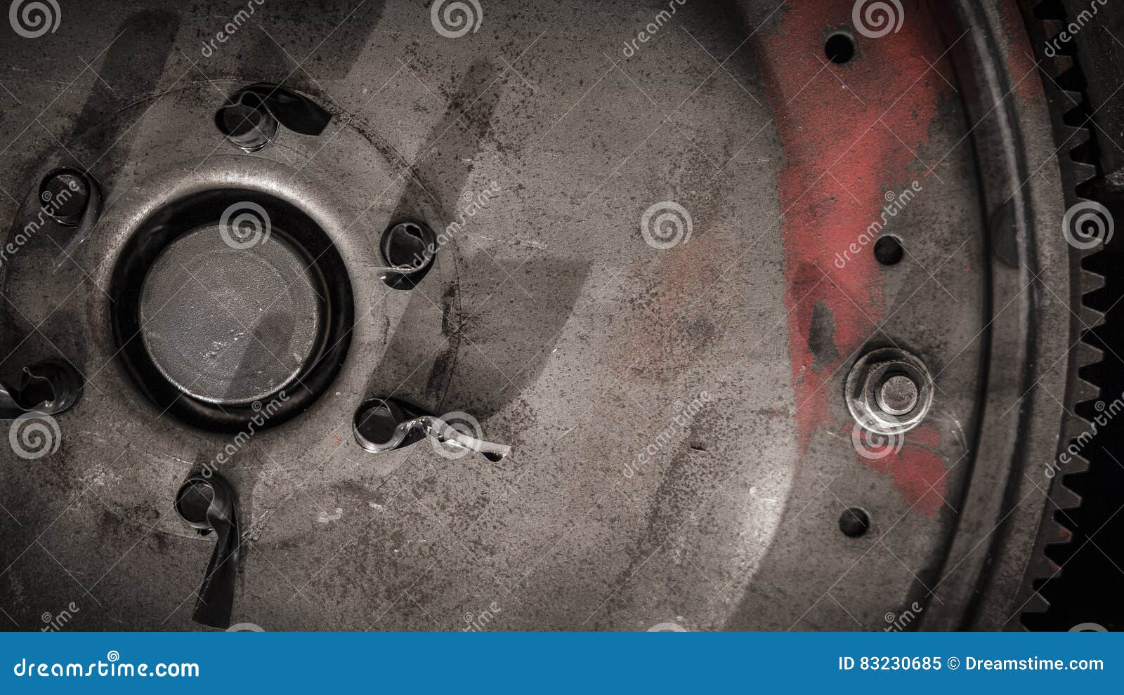 Vintage flywheel close-up stock image. Image of flywheel - 83230685