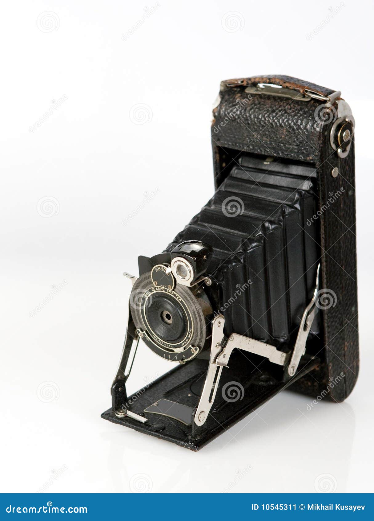 Vintage folding cameras stock image. Image of flash, kodak - 10545311