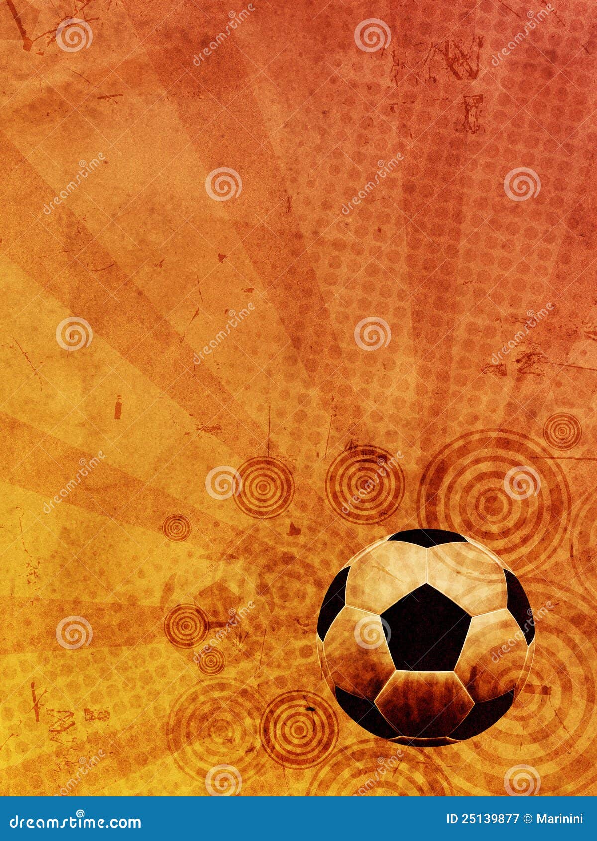 Vintage Football Background Royalty-Free Stock Photo | CartoonDealer ...