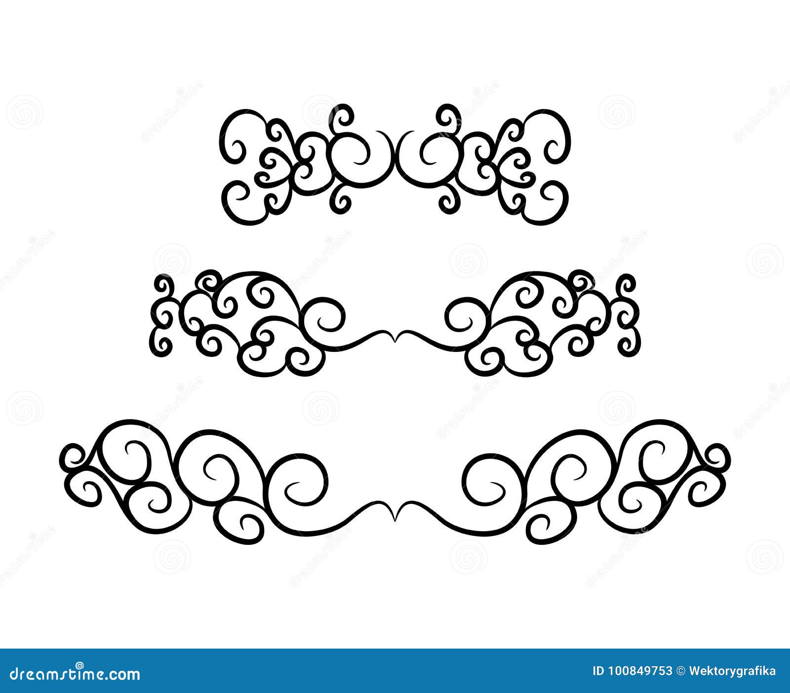 Vintage Footer Set Vector Symbol Icon Design. Beautiful Illustration ... Vintage Footer Set Vector Symbol Icon Design. Beautiful Illustration ...