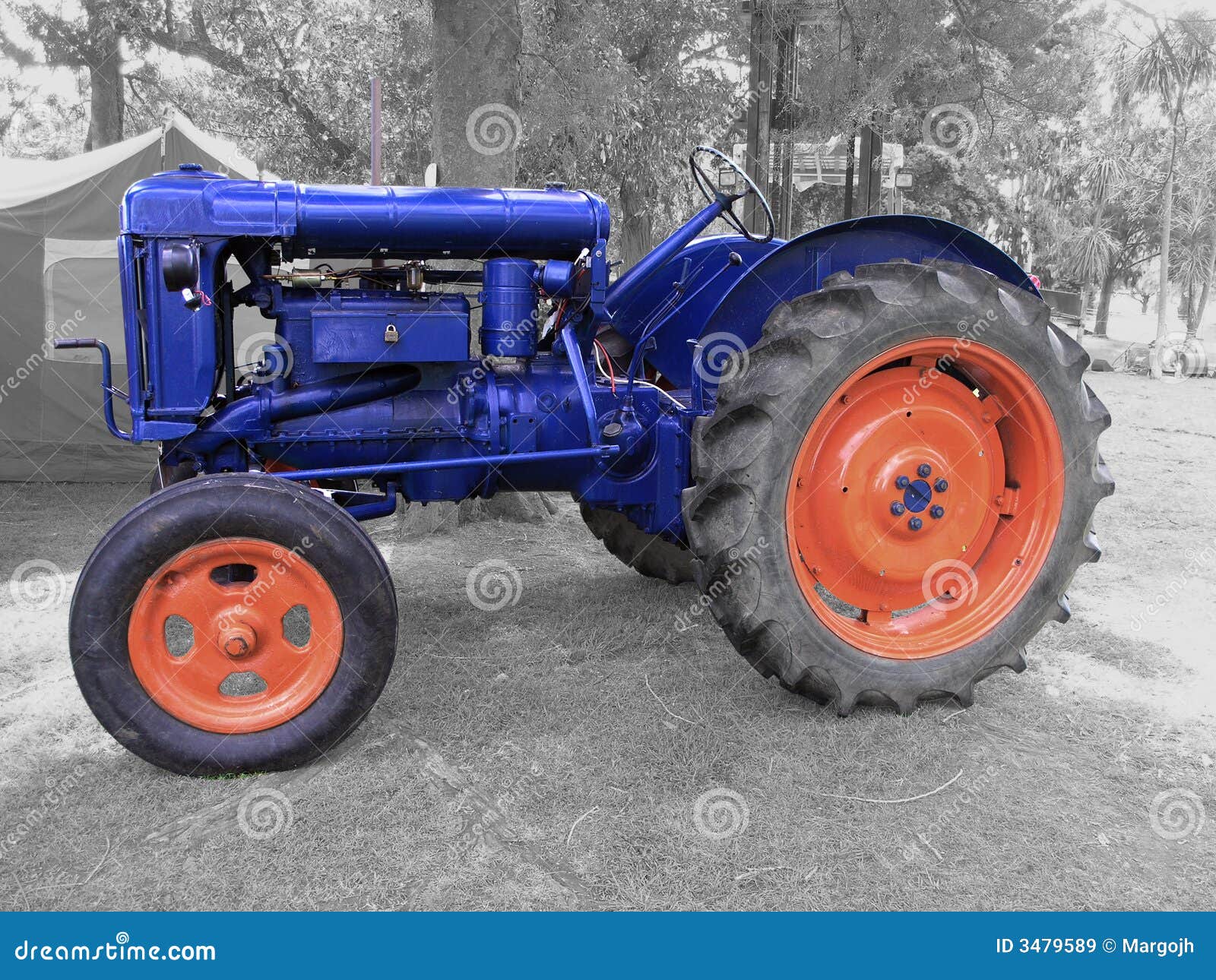 Vintage Fordson Tractor stock image. Image of equipment - 3479589