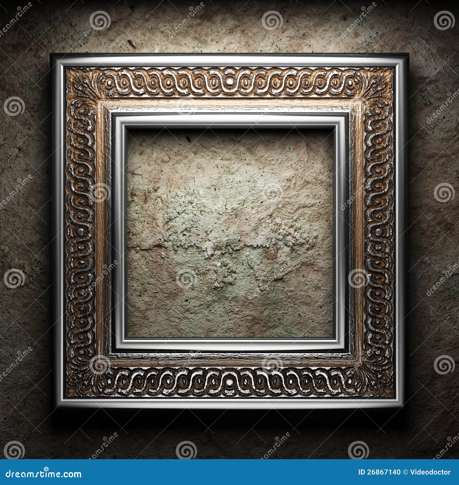 Vintage frame stock illustration. Illustration of glossy - 26867140