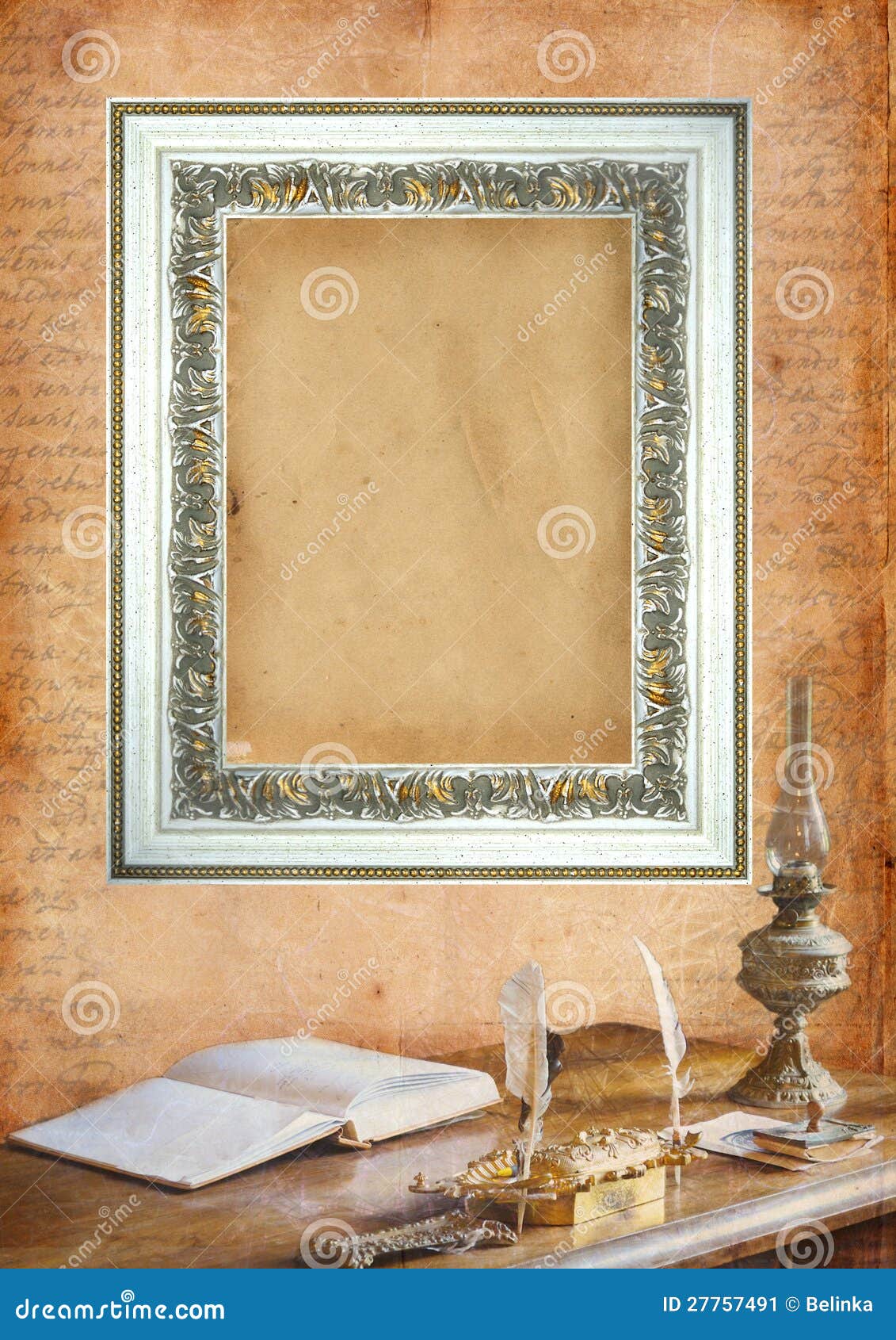 Vintage frame stock image. Image of grandmother, cardboard - 27757491